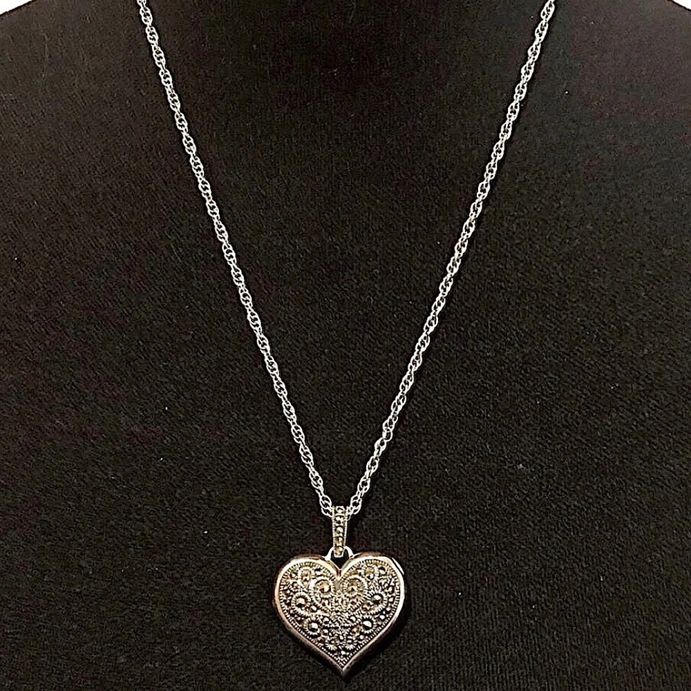Judith Jack | Jewelry | Judith Jack Sterling Silver Marcasite Encrusted ...